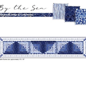 P&B Textiles~by the Sea~droplets~blue~cotton Fabric by the Yard or ...