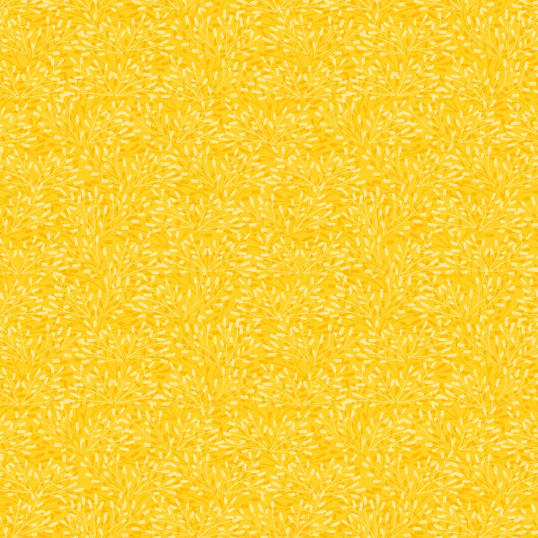 Wilmington Prints~essentials Basics~whimsy~yellow~cotton Fabric by the Yard or Select Length ...
