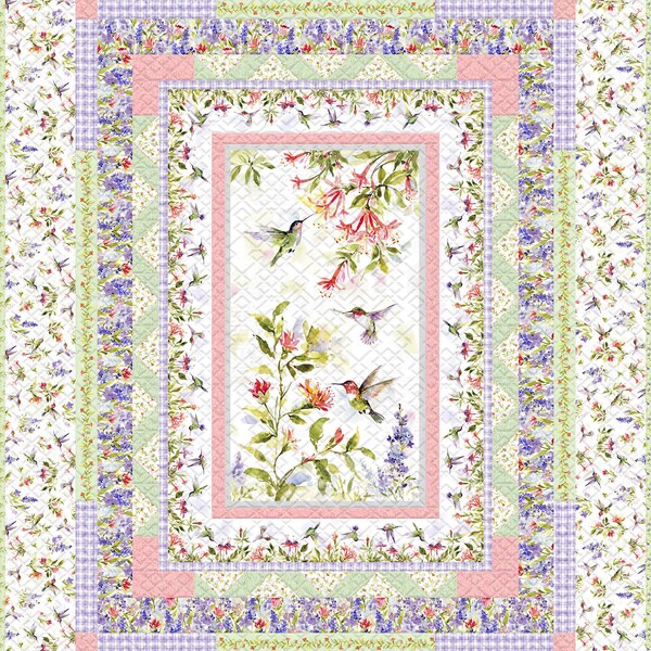 Hummingbird Quilt - Etsy