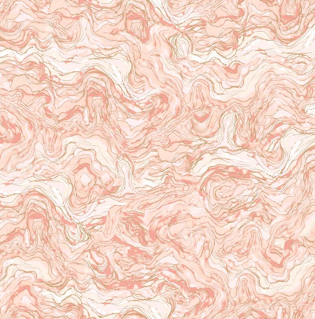 Northcott~midas Touch~wave Texture W/ Metallic Gold~digital~rose~cotton Fabric by the Yard or ...