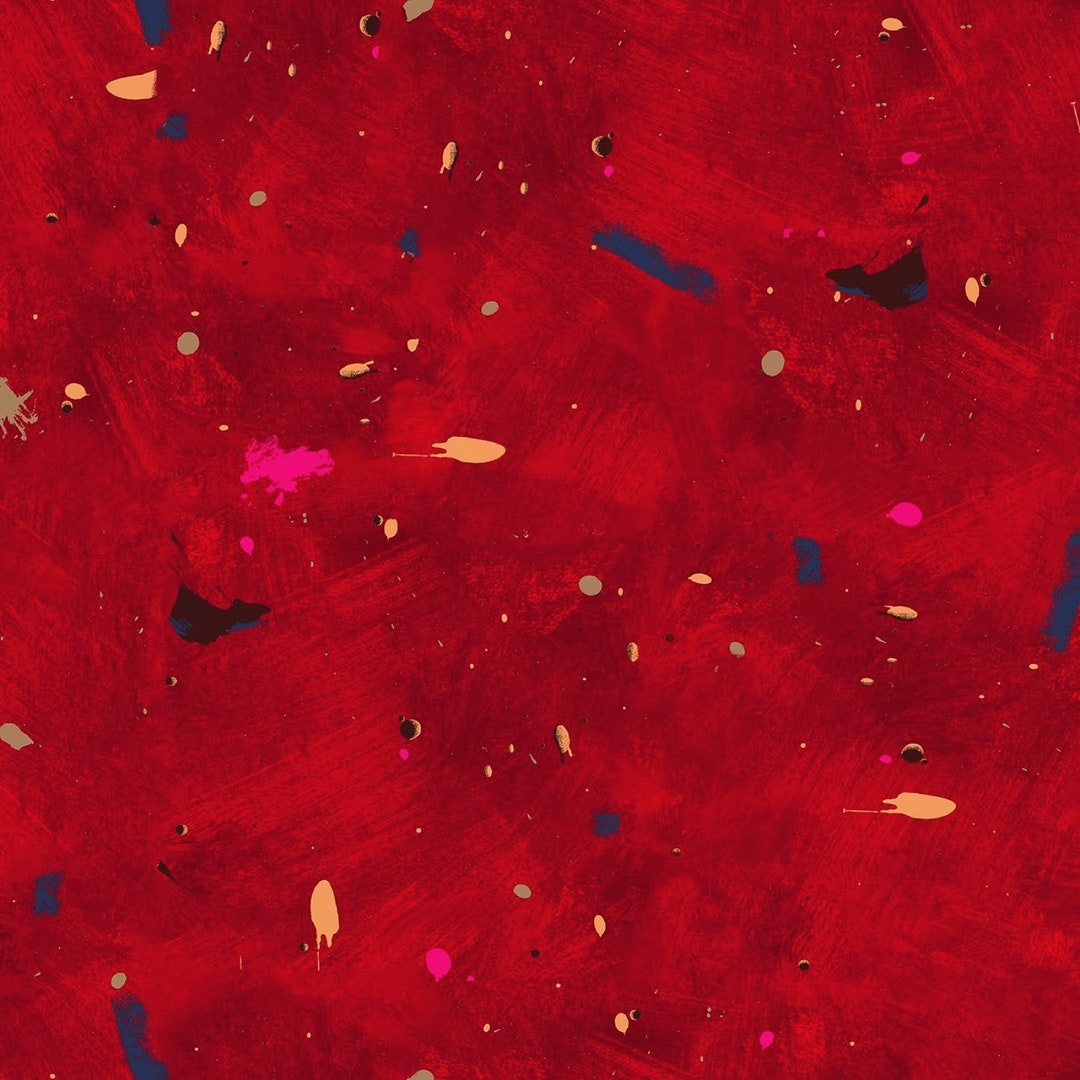Windham Fabrics~marble Run by Marcia Derse~splash~crimson~cotton Fabric ...