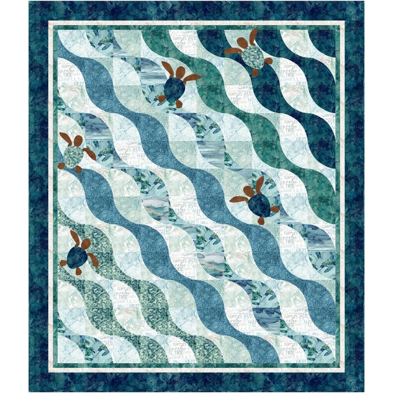 Wave Quilt Pattern - Etsy