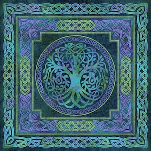 Quilt Kit~rhiannon~78" X 78" Stonehenge Celtic Roots Panel Quilt~purple ...