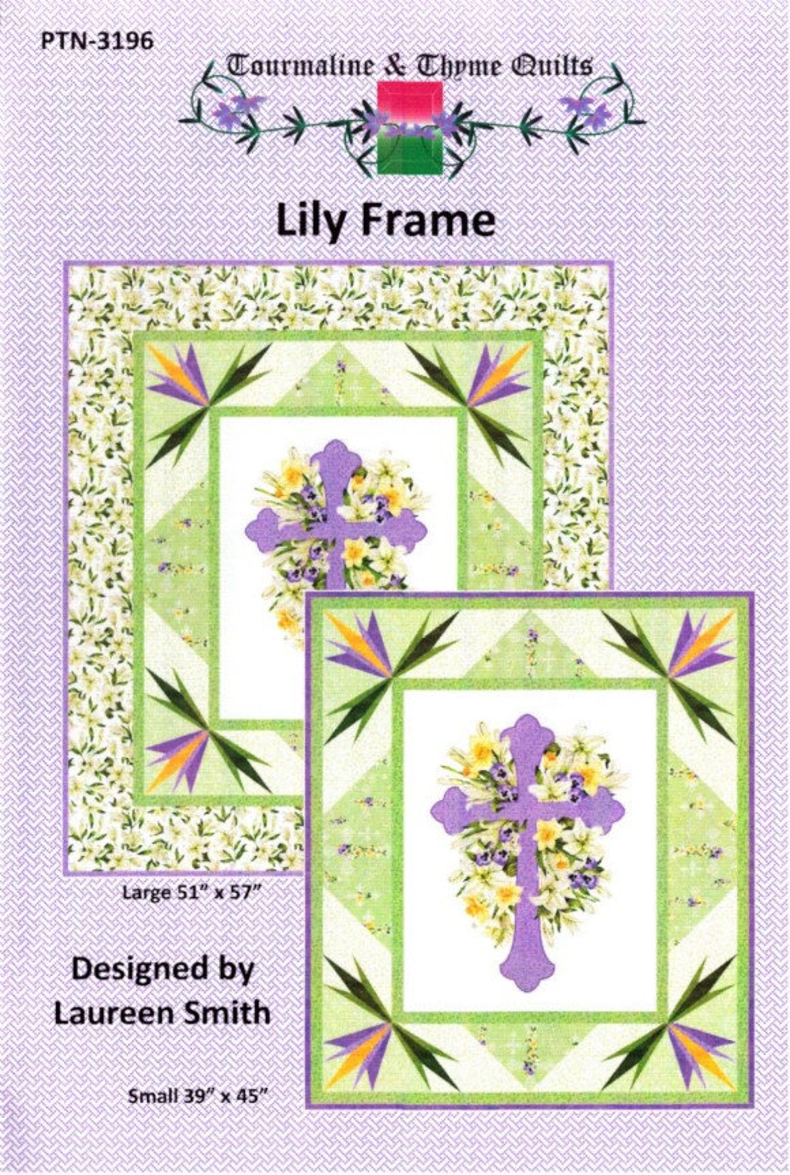 Quilt Kit~lily Frame~51" X 57" Spring Awakening Panel Throw Quilt ...