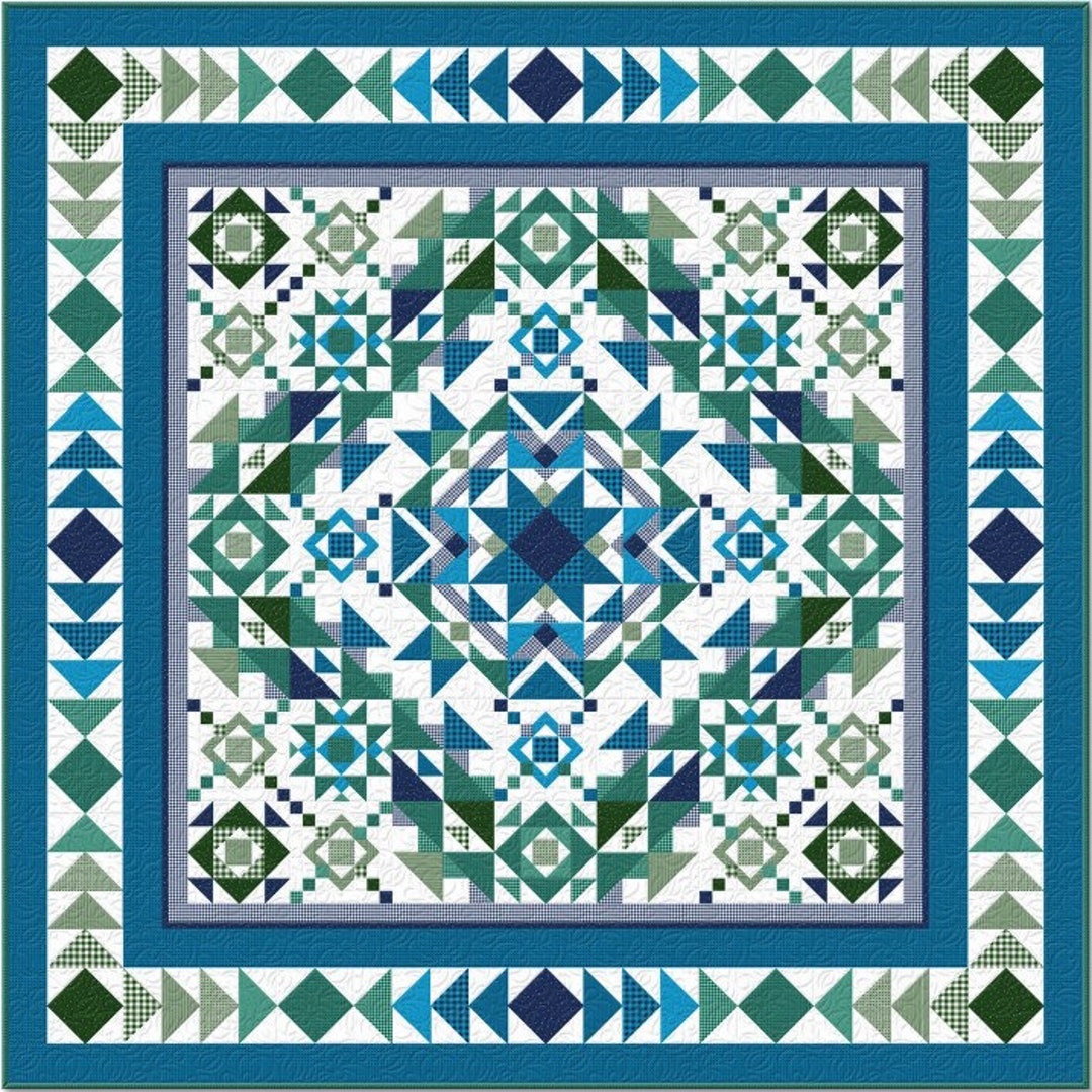 Quilt Kit~classic Reflections~84" X 84" Essentials Classics Full/queen ...