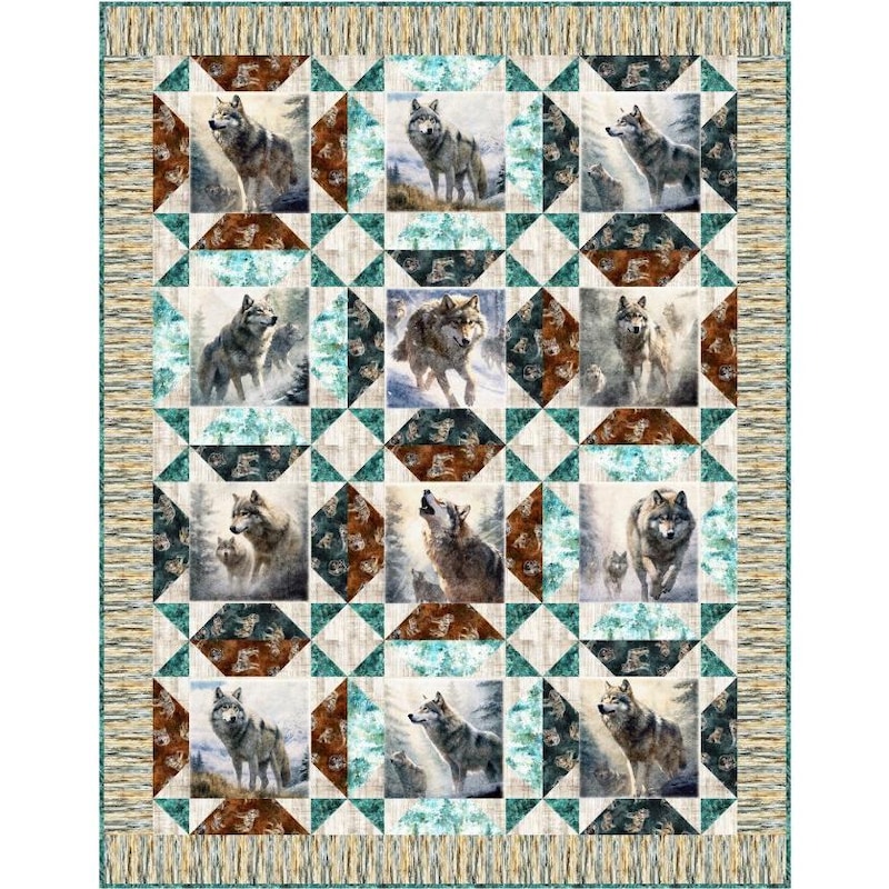 Wolf Quilt - Etsy