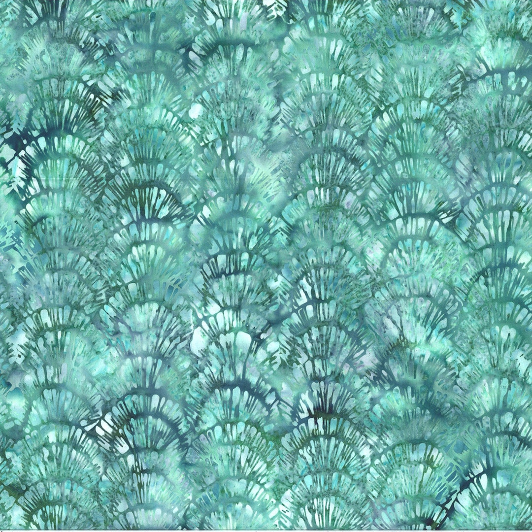 Hoffman~bali Batiks~jelly Fish by Mckenna Ryan~shell Texture~sea Holly ...