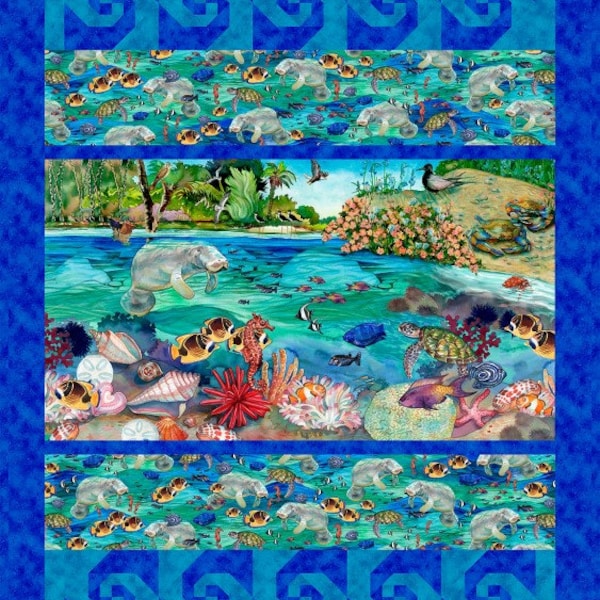 Manatee Quilt - Etsy