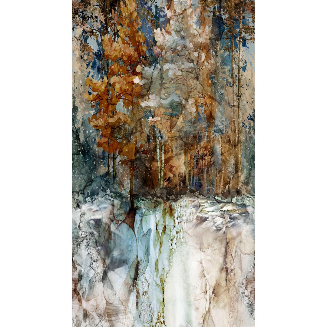 Northcott~highland View~24.5" Watercolor Scenic Ombre Repeat or Panel ...