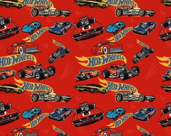 Hot Wheels Fabric - Etsy