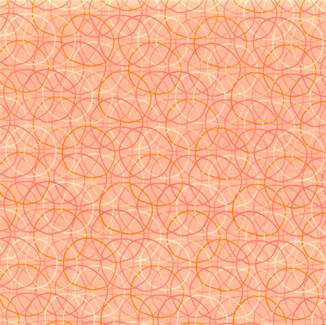 Windham Fabrics Summersault by Tamara Kate Hoolahoop Peach Cotton ...