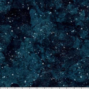Northcott~highland View~watercolor Texture 3~digital~dark Blue~cotton ...