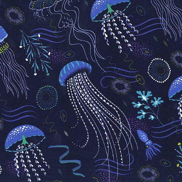 Jellyfish Fabric - Etsy