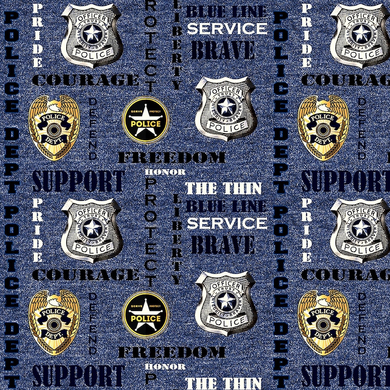 Police Officer Quilt - Etsy