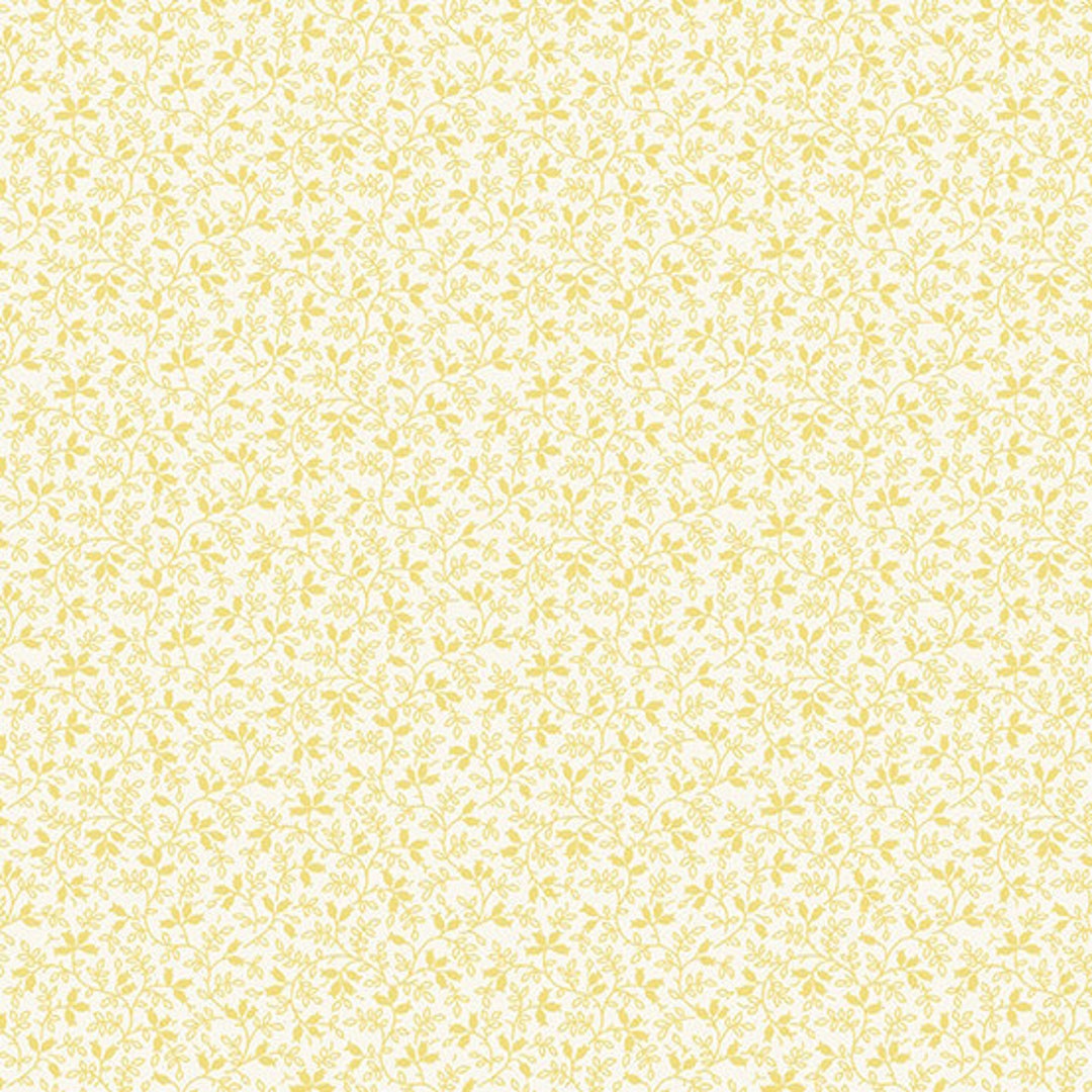Andover Fabrics Dewdrops Calico Lemon Drop Cotton Fabric by the Yard or ...