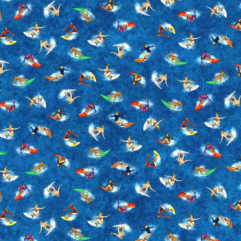Surfing Fabric - Etsy