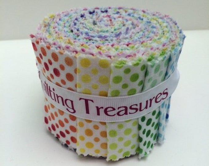 Quilting Treasures~ombre Dots~jelly Roll~2-1/2" X 44" Strips~20 Asst ...