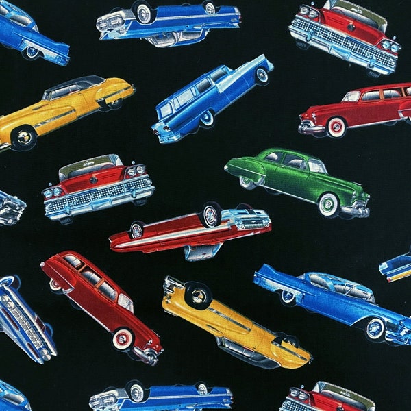 Classic Car Fabric - Etsy