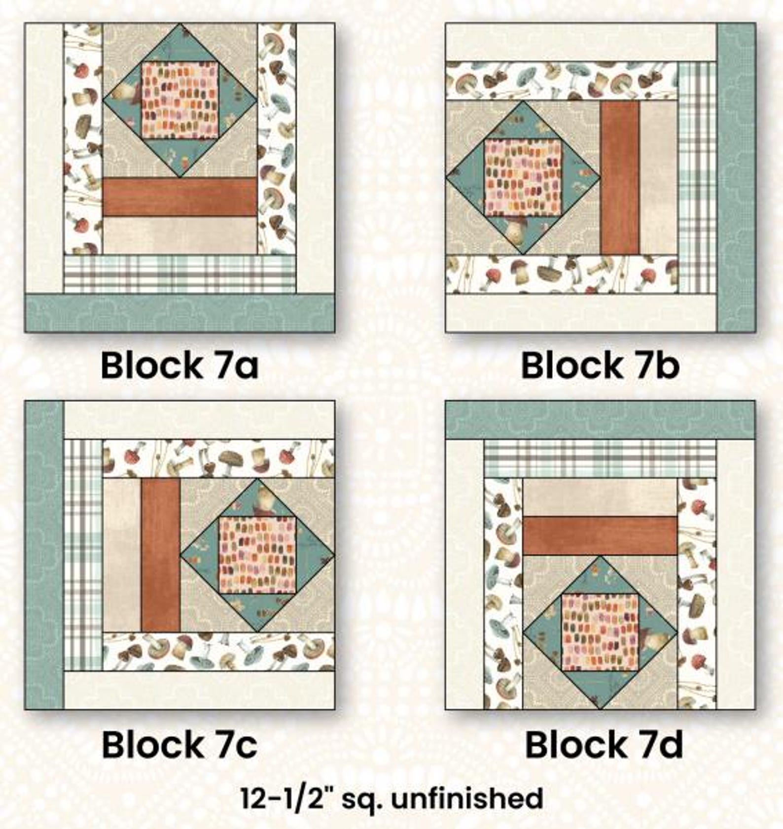 Quilt Kit~seasons Study by Lisa Audit~99" X 107" Autumn Earth Queen ...