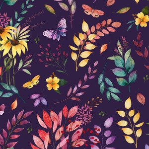 Quilt Kit~botanical Magic~64.5" X 82.5" Watercolor Floral Twin Quilt ...