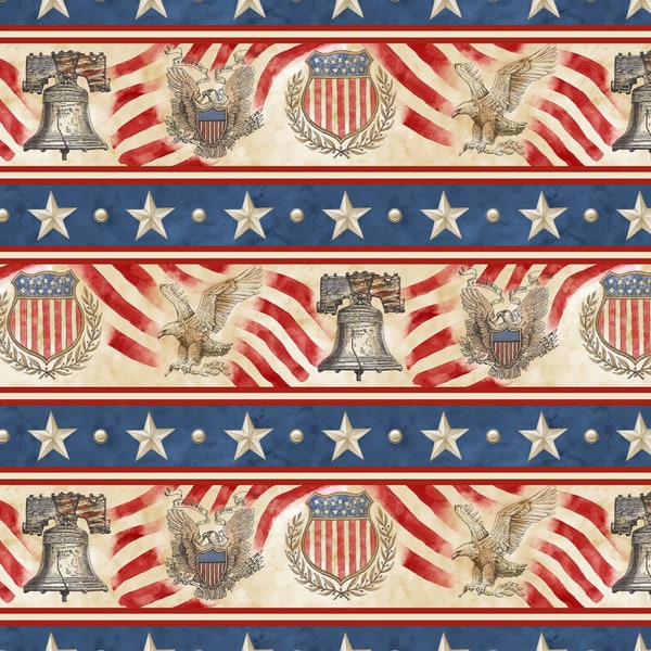 Patriotic Fabric - Etsy