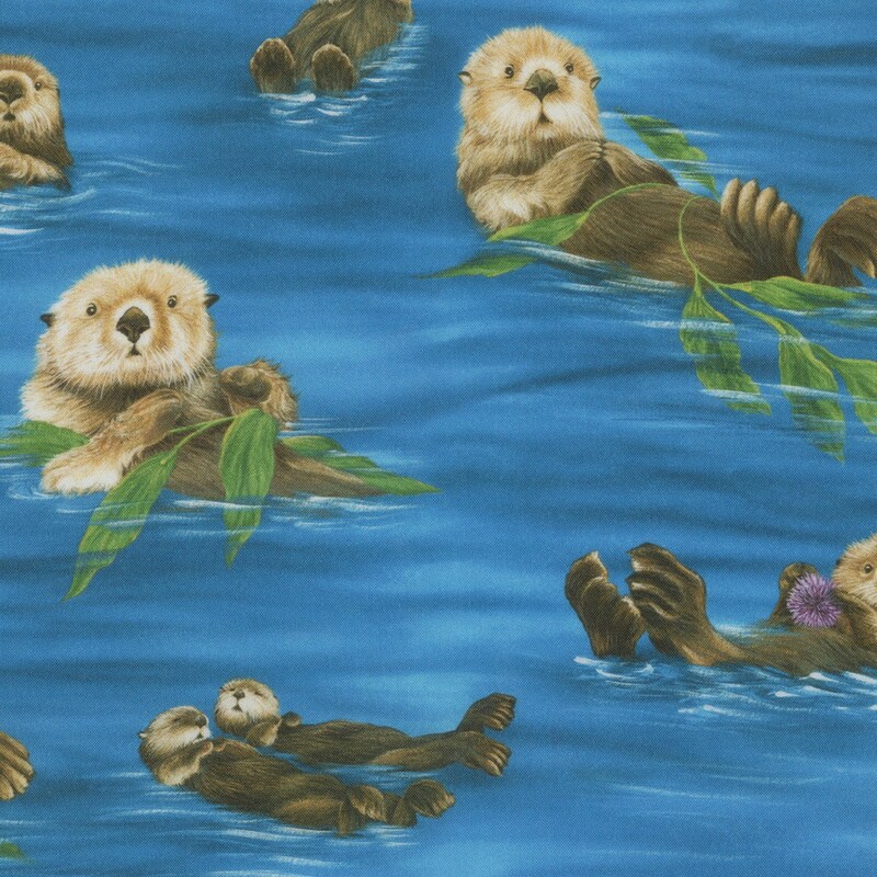 Otter Fabric - Etsy