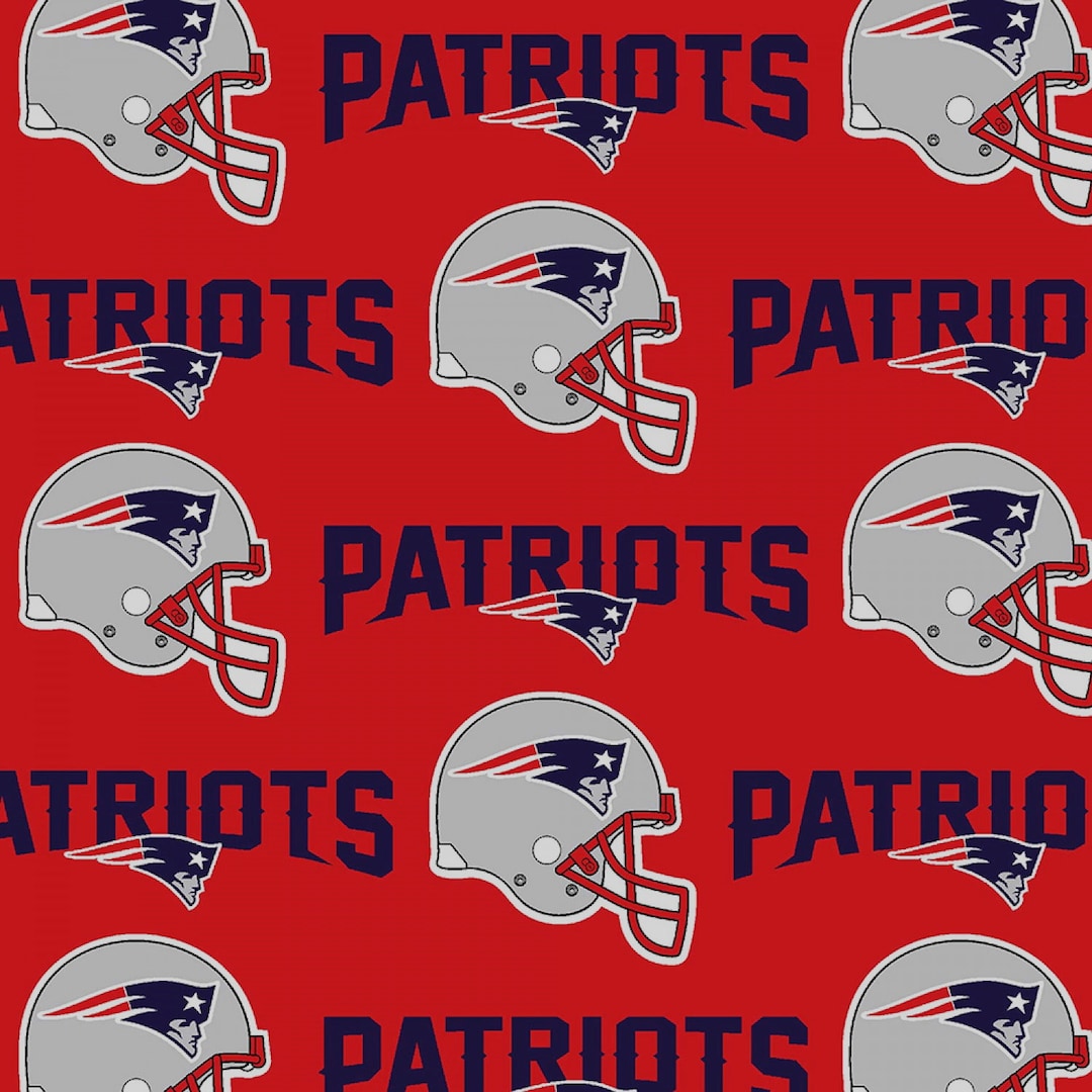 Fabric Traditions NFL Cotton New England Patriots -red/blue 58/60" Wide ...