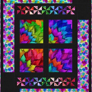 Timeless Treasures~neon Nature~bright Geo Texture Pattern ~multi ...