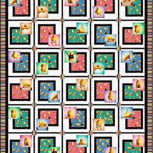 Elizabeths Studio~fitness Chicks Coordinate~dots~multi~cotton Fabric by ...