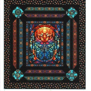 Quilt Kit~sliders~73" X 81" Radiant Reflections Panel Quilt (includes ...