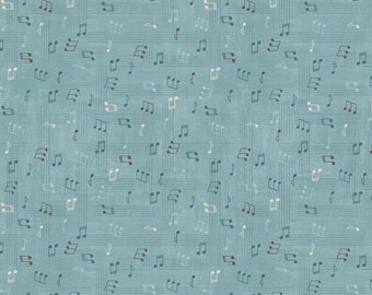 Music Cotton Fabric | Etsy