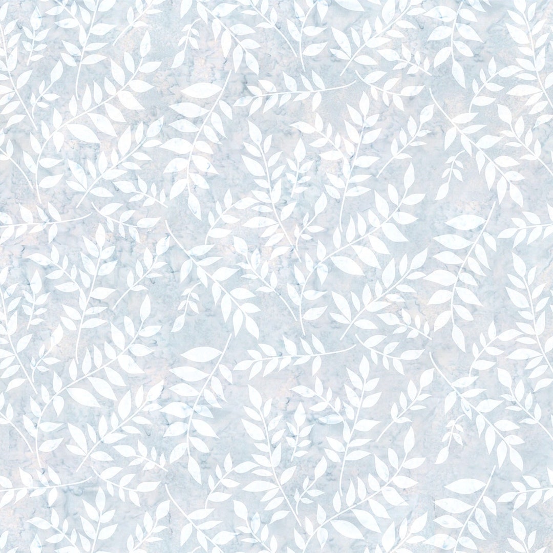 Hoffman~bali Batiks~eggnog~leaf~frost~cotton Batik Fabric by the Yard ...