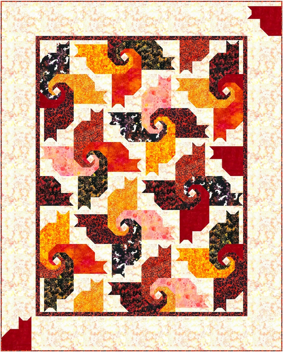 Quilt Kit~cat-tails~66.5