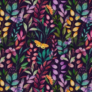 Quilt Kit~botanical Magic~64.5" X 82.5" Watercolor Floral Twin Quilt ...