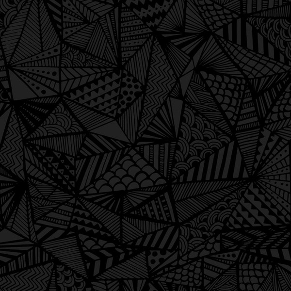 Triangles Fabric - Etsy