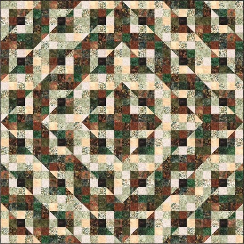 Forest Quilt Pattern - Etsy