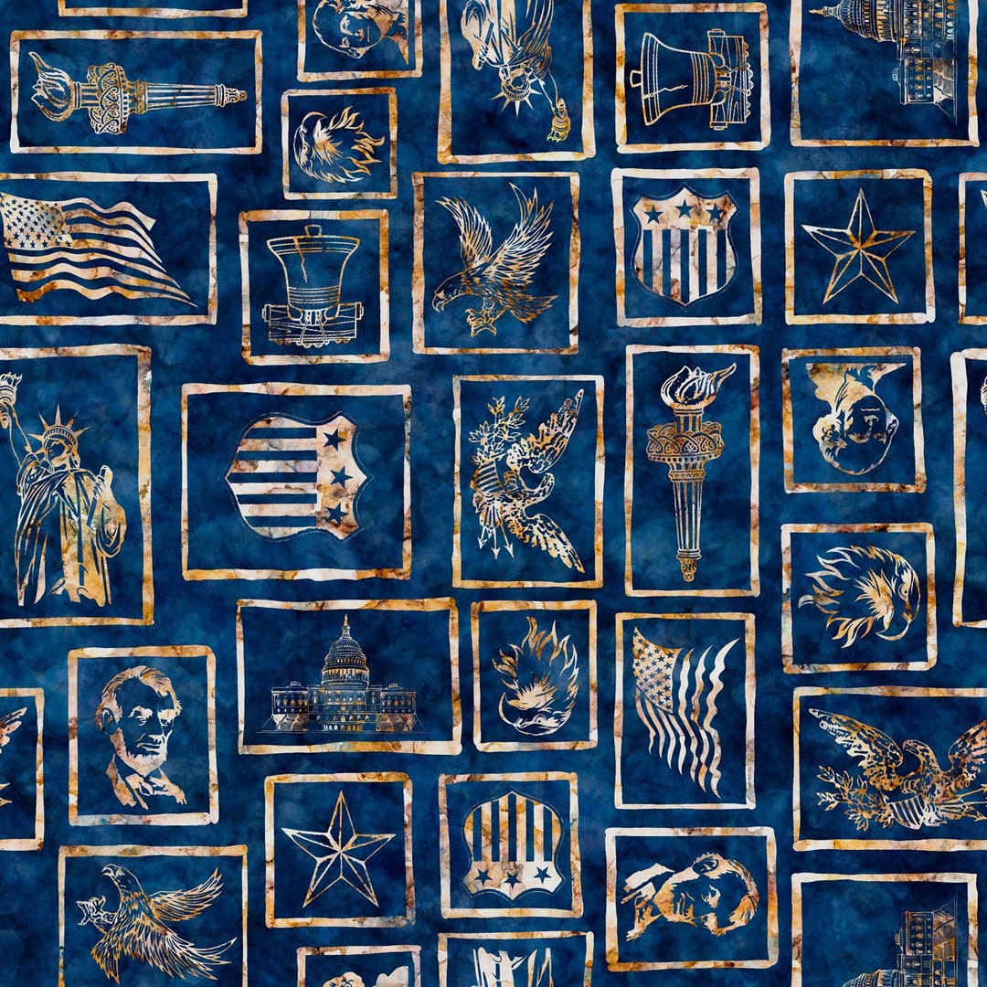 Quilting Treasures Liberty Glory Freedom Patriotic Blocks - Etsy
