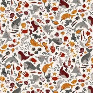 Quilt Kitwater Babies54 X 64 Sea Creature Panel Quilt includes Fabric ...