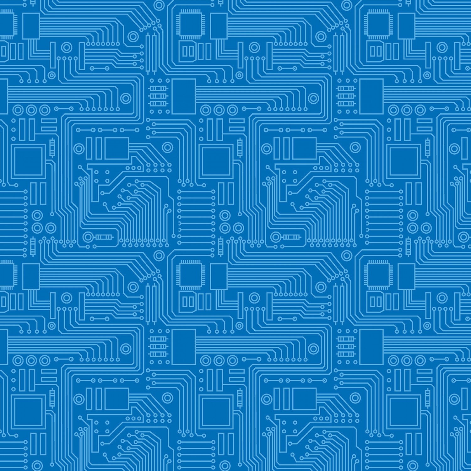 Blue Circuit Pattern