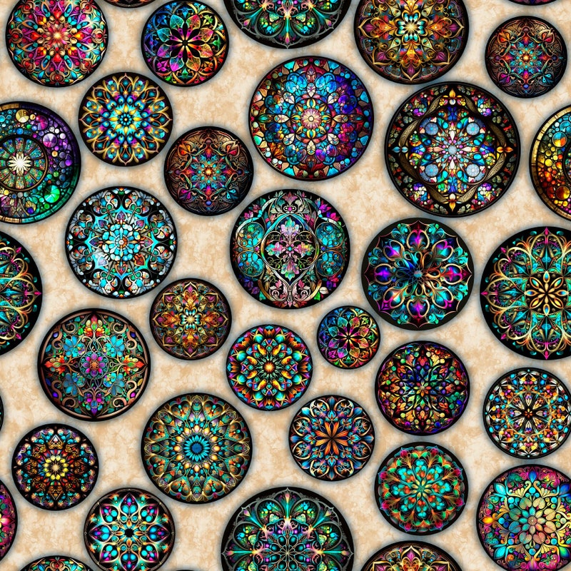 Glass Medallions - Etsy