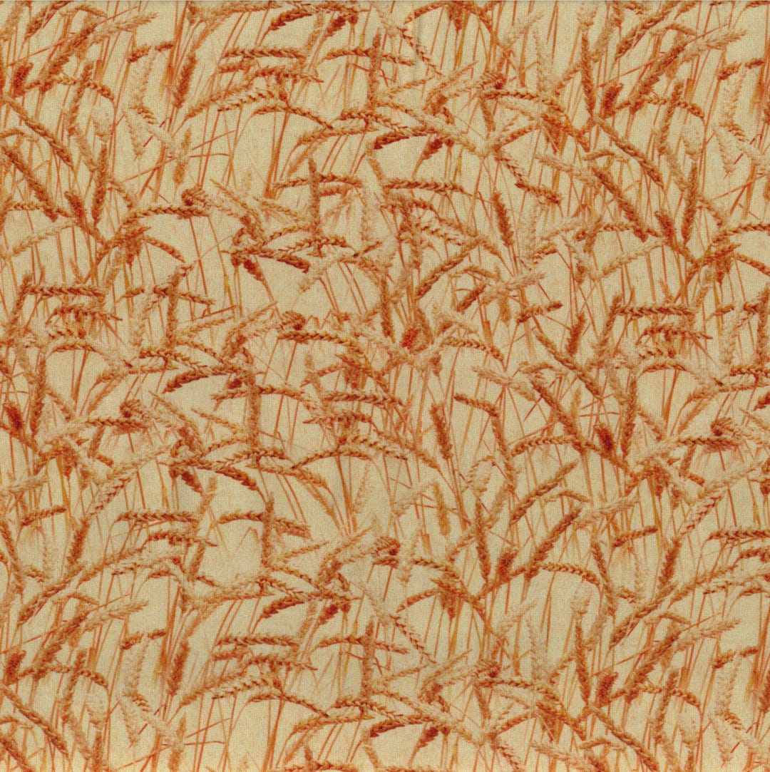 KK Fabrics Farm Machines II Crop Field Wheat Cotton Fabric by the Yard ...