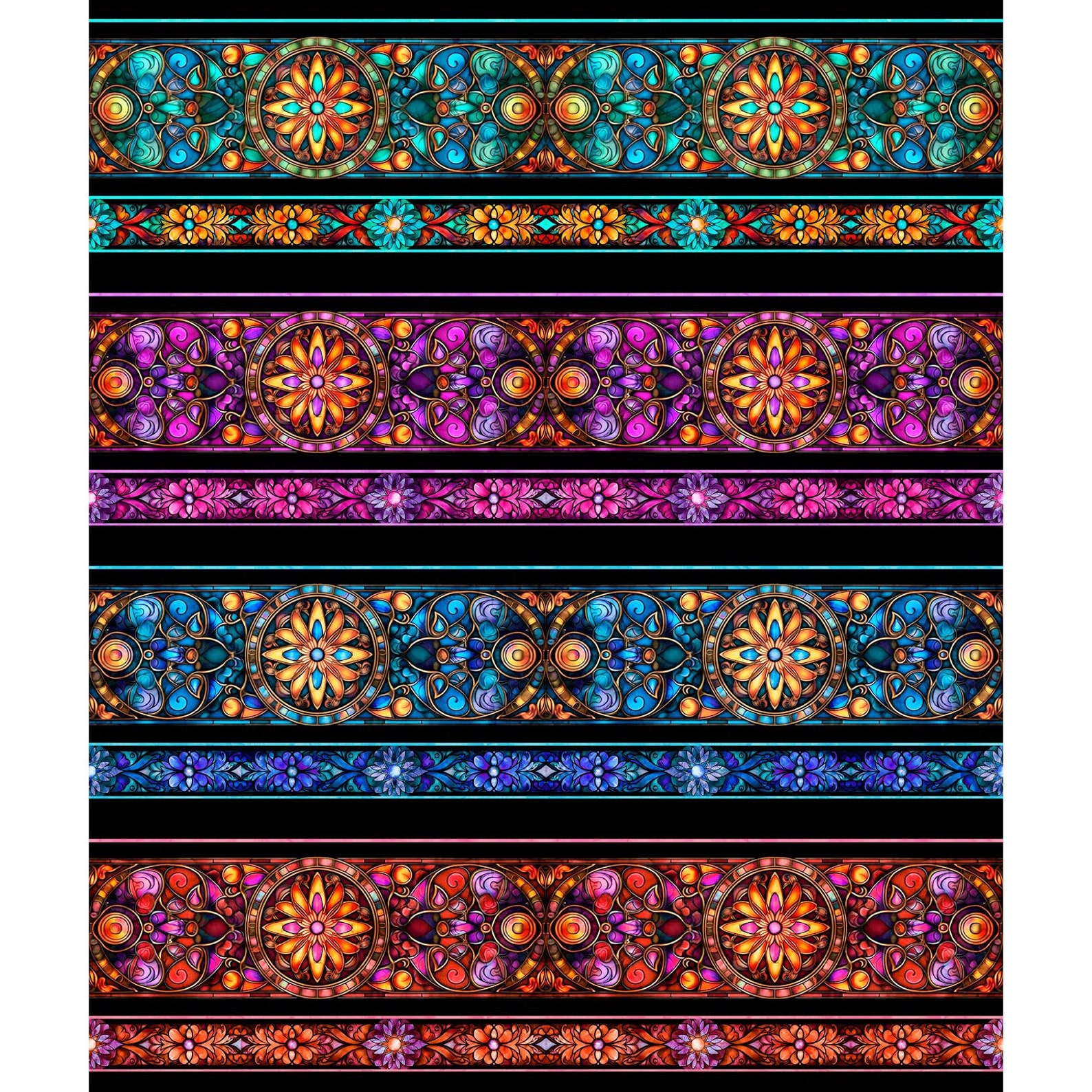 Quilt Kit~sliders~73" X 81" Radiant Reflections Panel Quilt (includes ...