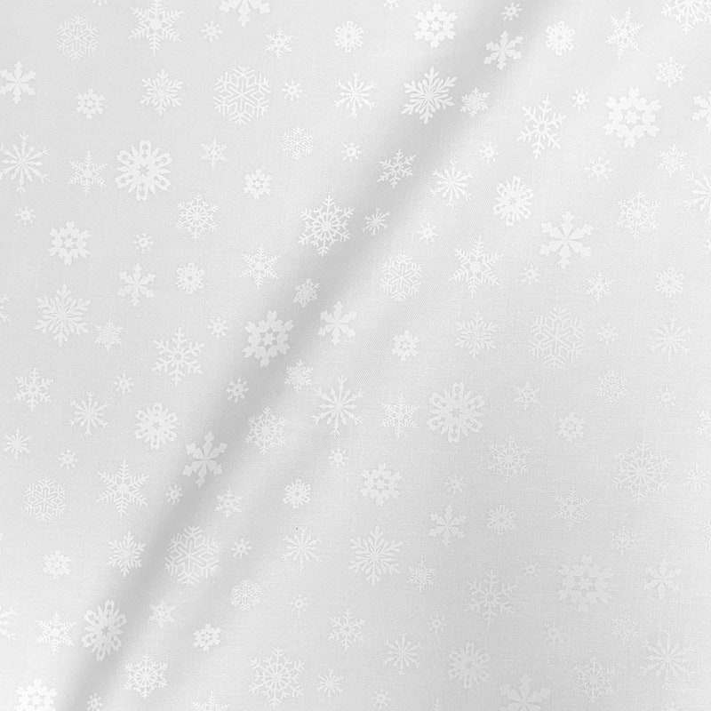 Snowflake Fabric - Etsy