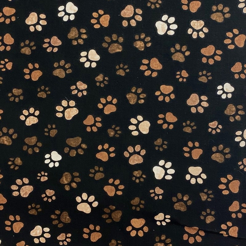 Paw Print Fabric - Etsy