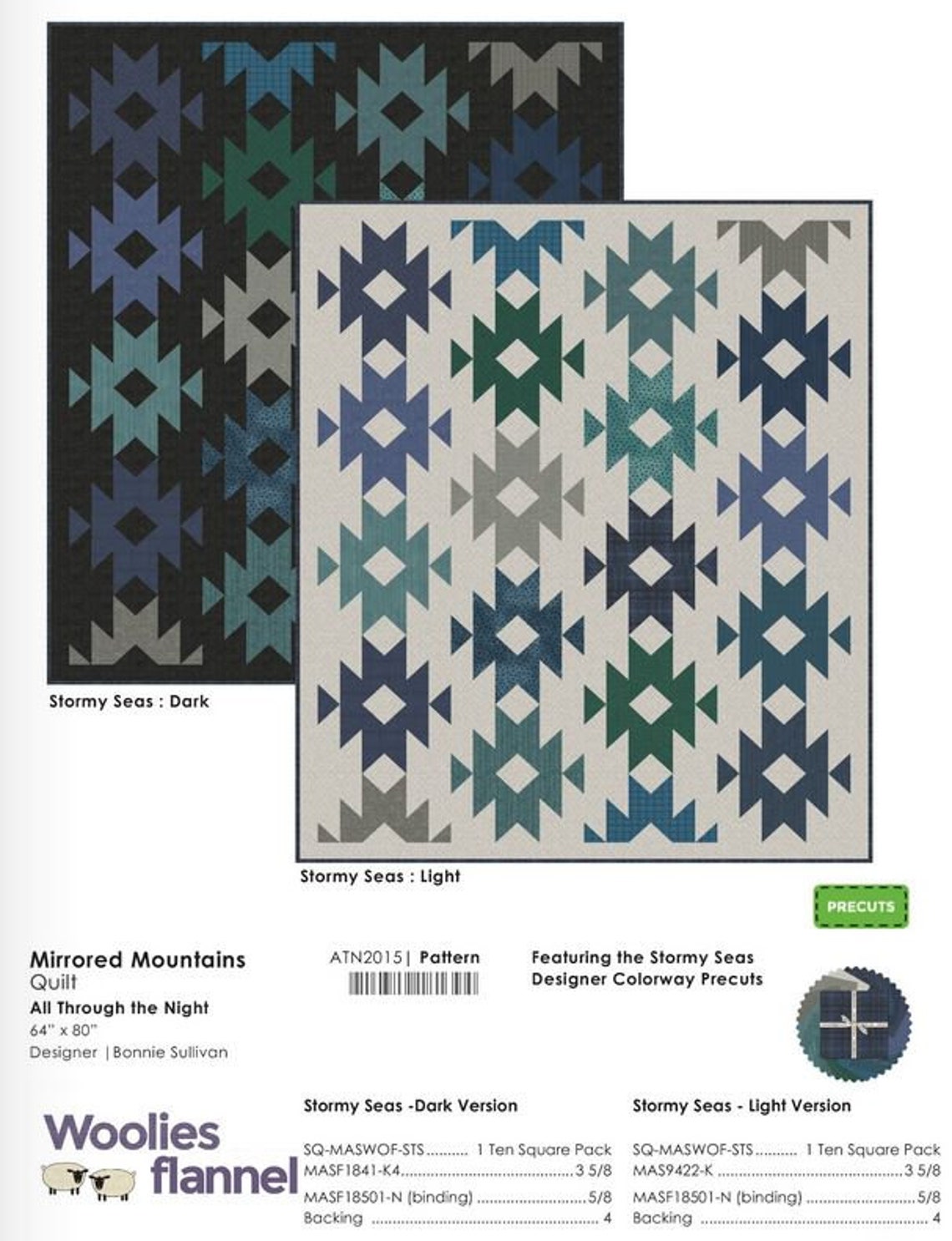 Maywood Studio Woolies Flannel Layer Cake 10 X | Etsy UK