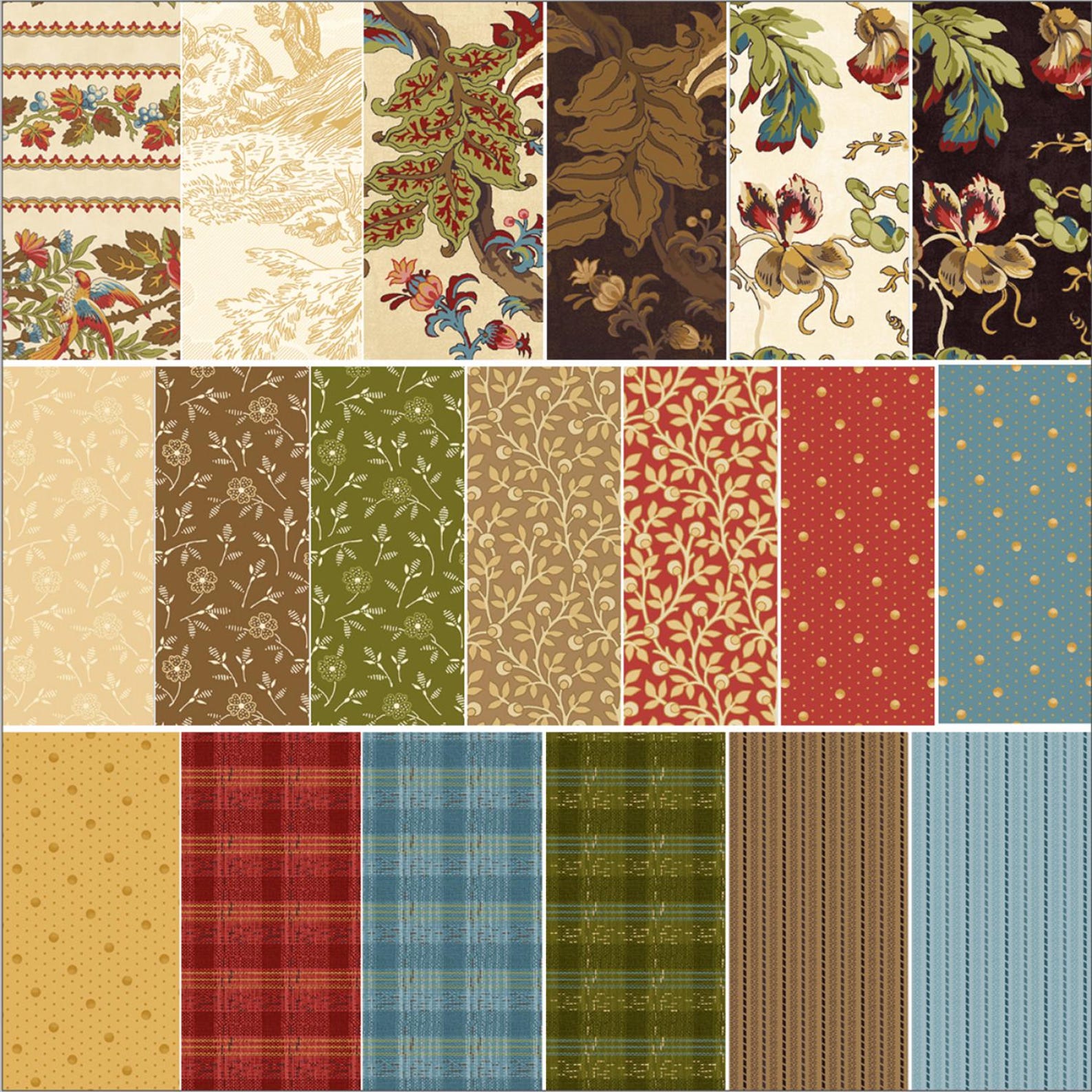 Quilt Kit~countryside by Kaye England~95" X 107" Traditional Floral ...