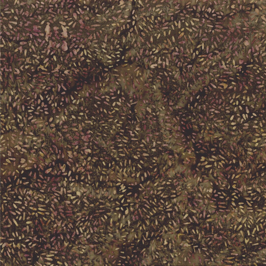 Banyan Batiks~ketan~rice Look Blender~tuscan Olive~cotton Batik Fabric ...