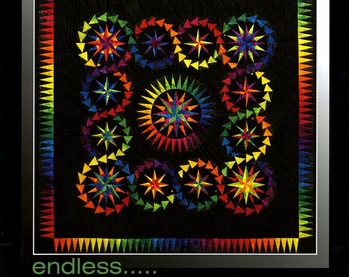 Be Colourful Quilt Pattern~endless~foundation Paper Piecing~58" X 58 ...