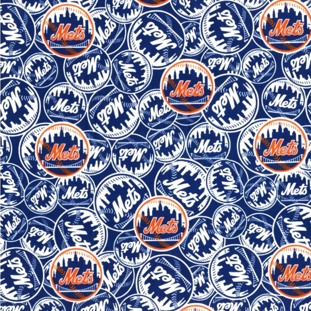 Fabric Traditions Major League Baseball New York Mets 60" Wide ...