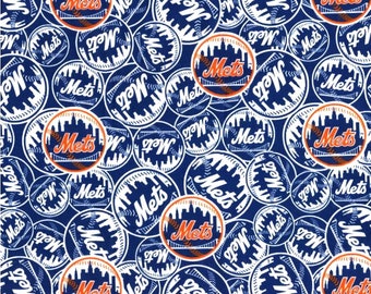 New York Mets Fabric | Etsy